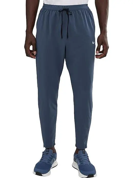 Nike Stride Dri-fit Woven Running Pants Workout Thunder /reflective Silver - Blue