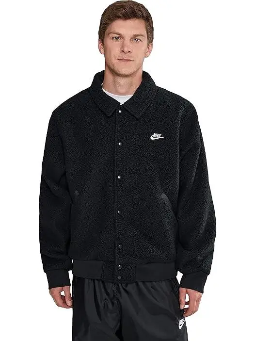 Nike Club Sherpa Coaches Jacket - Black