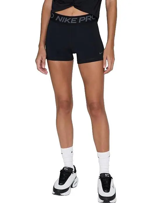 Nike Pro 3 Inch Biker Shorts - Black