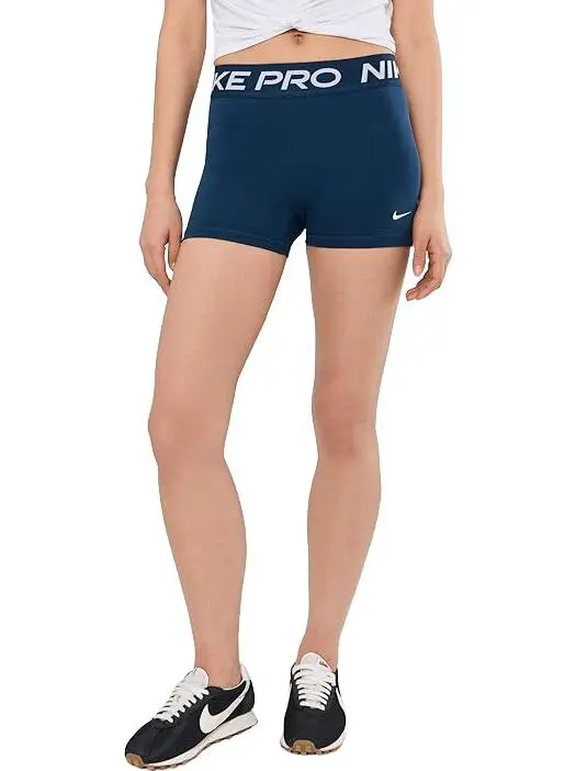 Nike Pro 3" Biker Shorts - Navy
