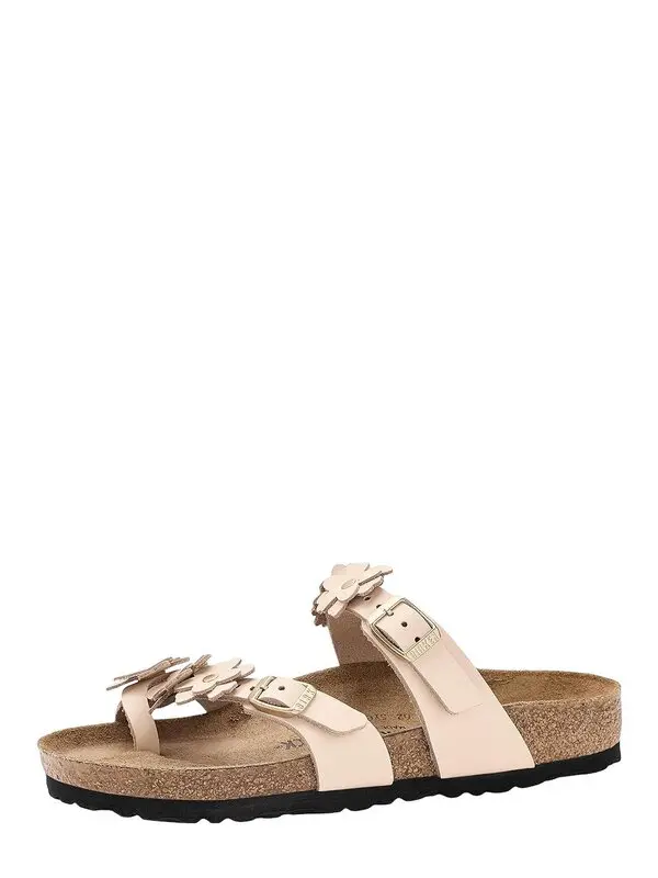BIRKENSTOCK Mayari Flowers Leather Dress Sandals - Pink