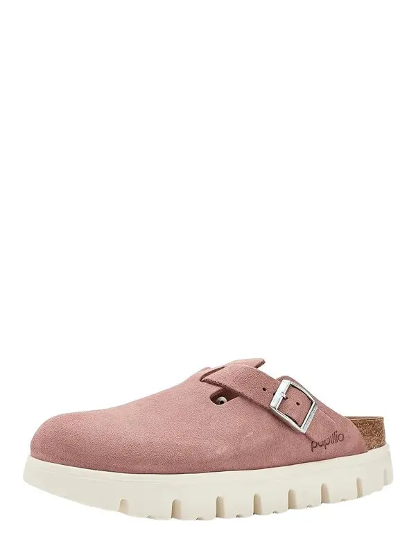 BIRKENSTOCK Boston Chunky Platform Clog Mules - Pink