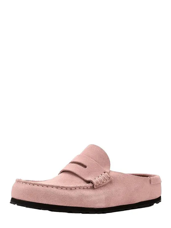 BIRKENSTOCK Naples Suede Mules - Pink