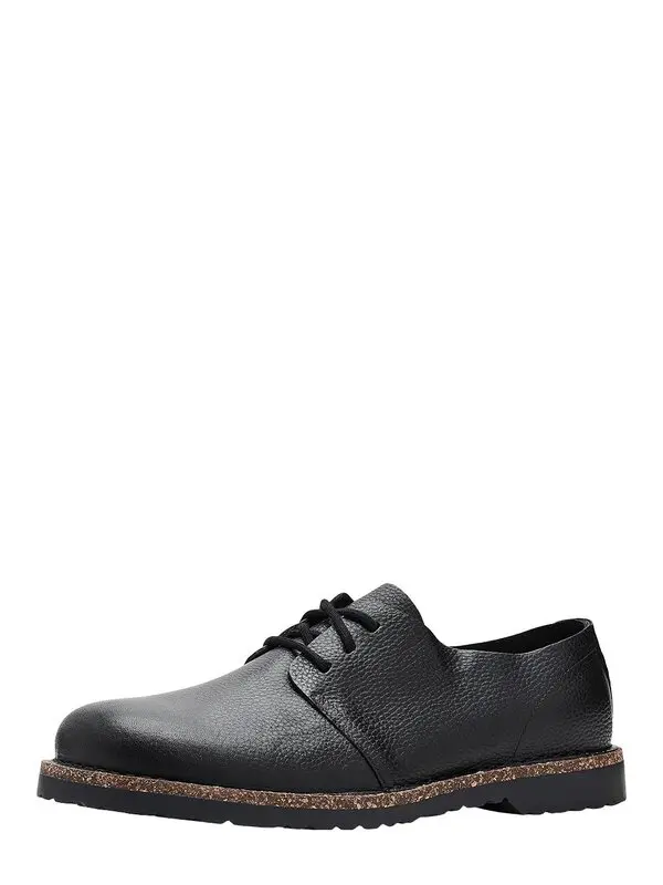 BIRKENSTOCK Uppsala Low Leather Lace Up Shoes - Black