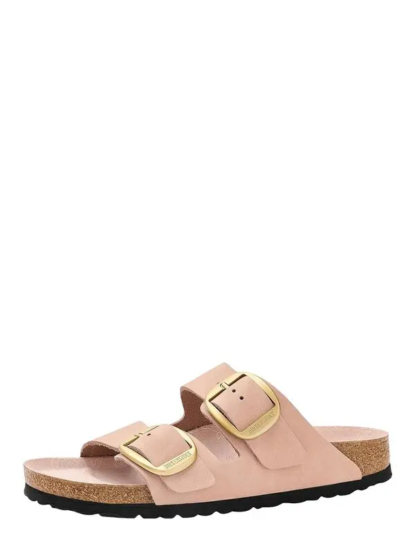 BIRKENSTOCK Arizona Big Buckle Nubuck Dress Sandals - Pink