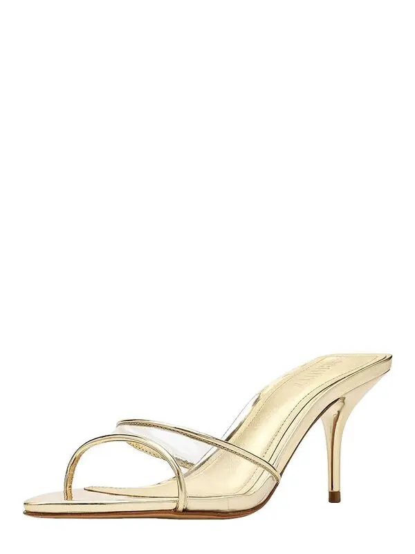 Schutz Elodie Vinyl Stiletto Sandals - Multi