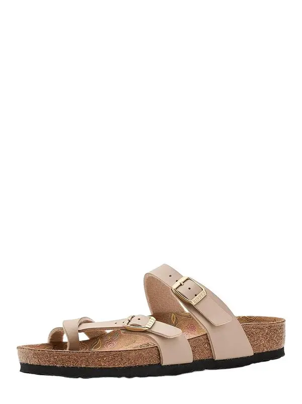 BIRKENSTOCK Mayari Printed Footbed Dress Sandals - Brown