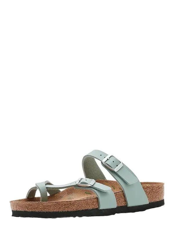 BIRKENSTOCK Mayari Printed Footbed Dress Sandals - Gray