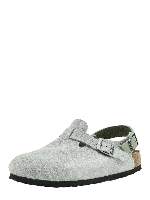 BIRKENSTOCK Tokio Suede Clog/mule Shoes - Gray