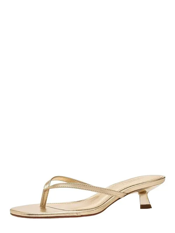 Schutz Carolyn Kitten Heel Thong Sandals - Multi
