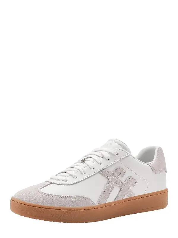 Fitflop The Dash T-toe Leather/suede Sneakers - Gray