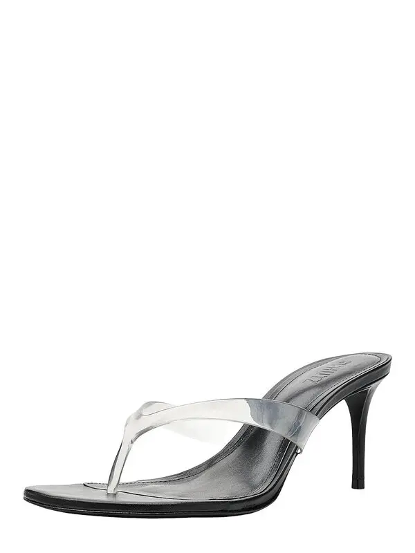 Schutz Roslyn Stiletto Sandal - Black