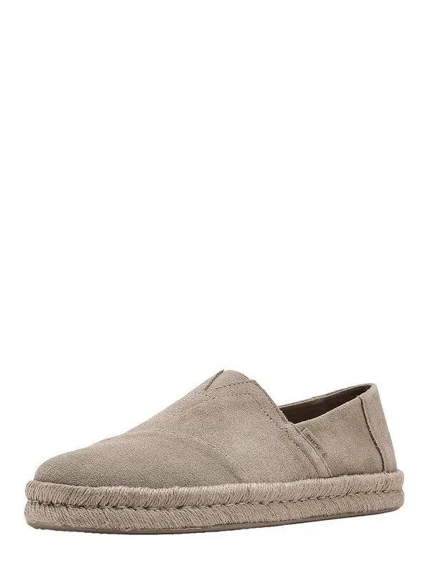 Toms Alpargata Rope 2.0 Espadrille With Striped Woven Upper - Taupe