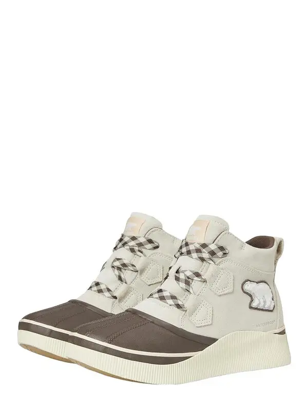 Sorel Out N About Iv Classic Waterproof Lace-up Boots - Bone