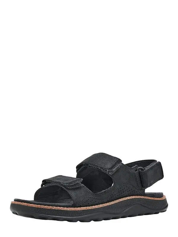 Merrell Cove Leather Backstrap Sandals - Black