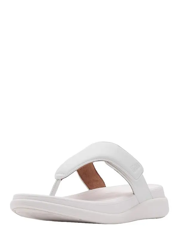 Fitflop F-mode Go Adjustable Flatform Toe-post Sandals - Pink