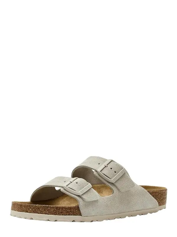 BIRKENSTOCK Arizona Suede Dress Sandals - Beige