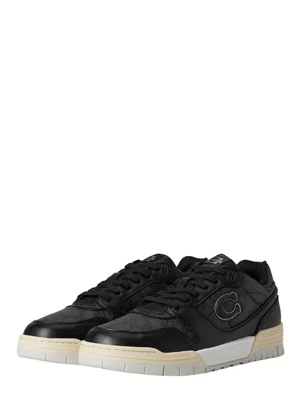 COACH Soho Signature Canvas Sneakers - Black
