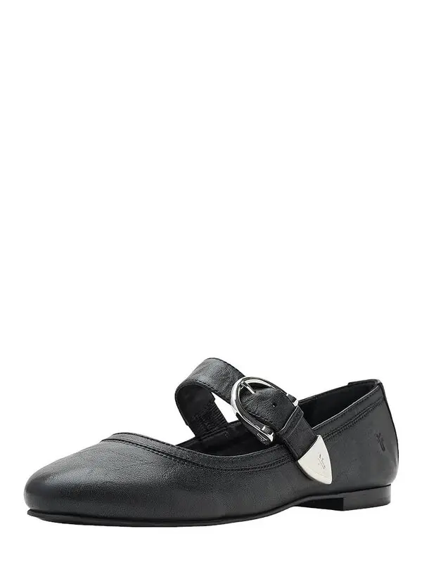 THE FRYE COMPANY Carson Mary Jane Flats - Black