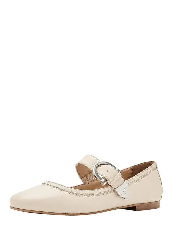 THE FRYE COMPANY Carson Mary Jane Flats - Khaki