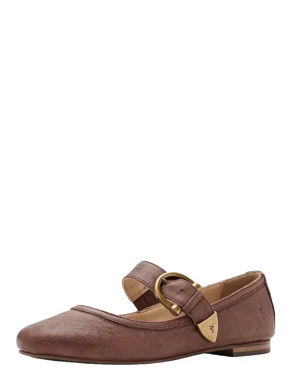 THE FRYE COMPANY Carson Mary Jane Flats - Red