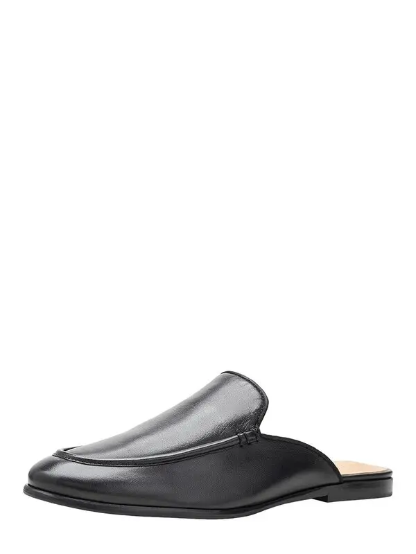 THE FRYE COMPANY Faith Mule Flat Shoes - Onyx