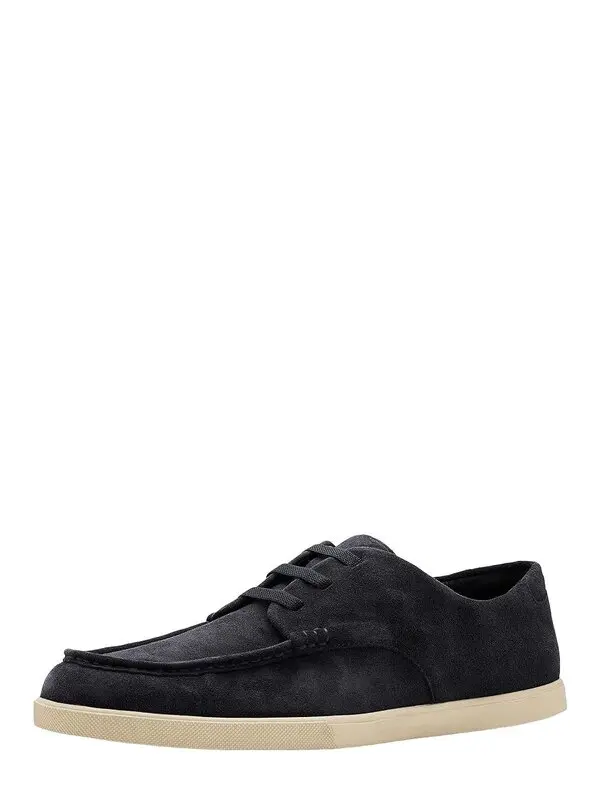 Vince Spencer Suede Lace-up Oxford Shoes - Navy