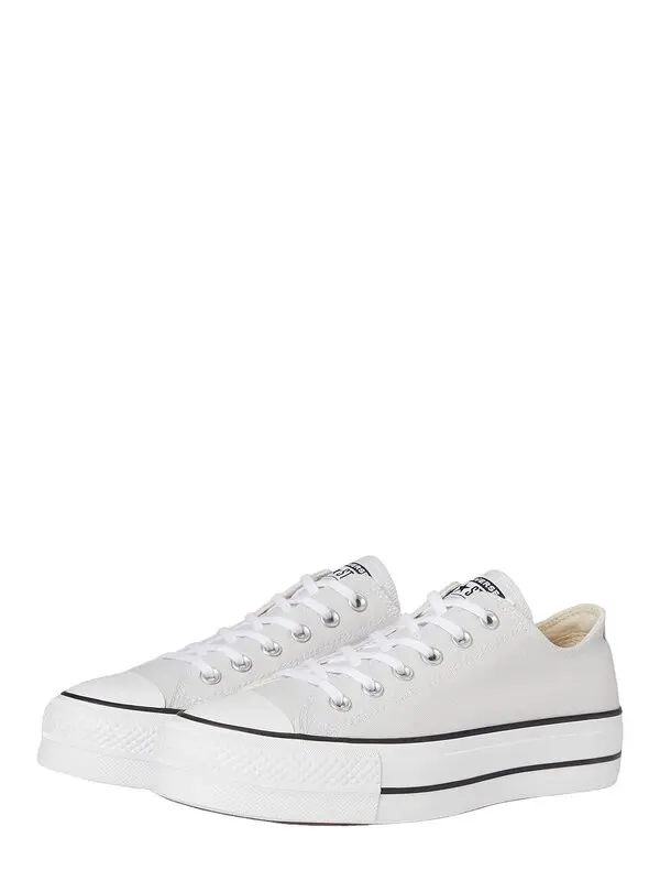 CONVERSE Chuck Taylor All Star Low Top Platform Sneakers - Silver