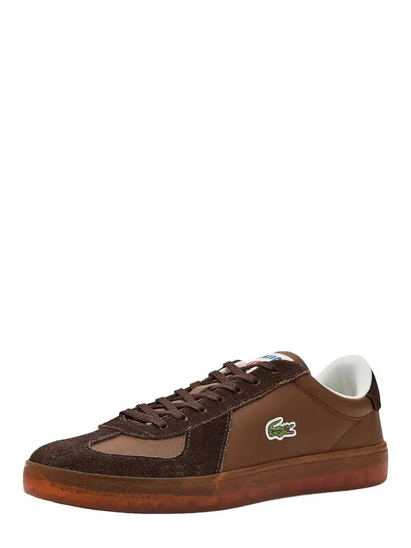 Lacoste Baseshot Pro Leather Sneakers - Brown