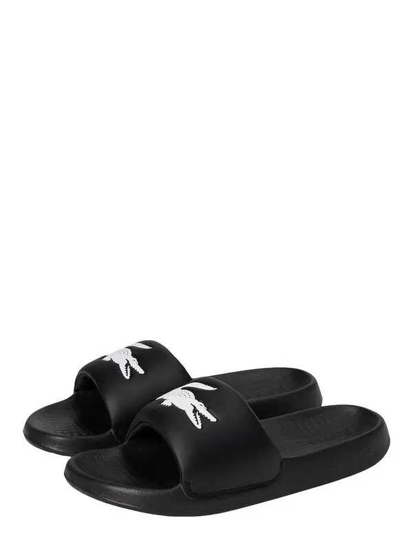 Lacoste Serve Slide 1.0 Wedge Shoes - Black