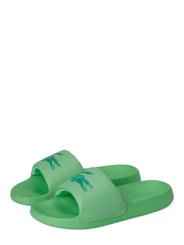 Lacoste Serve Slide 1.0 Wedge Shoes - Green