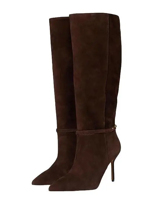 Vince Camuto Mirtha Knee High Stiletto Boots - Brown