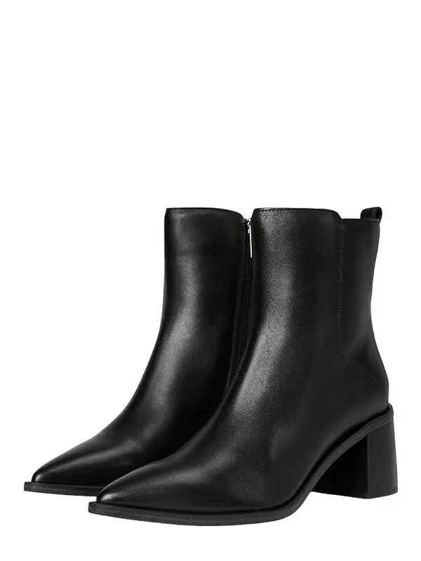 Vince Camuto Lorelai Block Heel Bootie Boots - Black