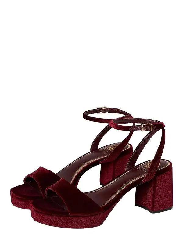 Vince Camuto Pendreya Platform Sandal - Mahogany