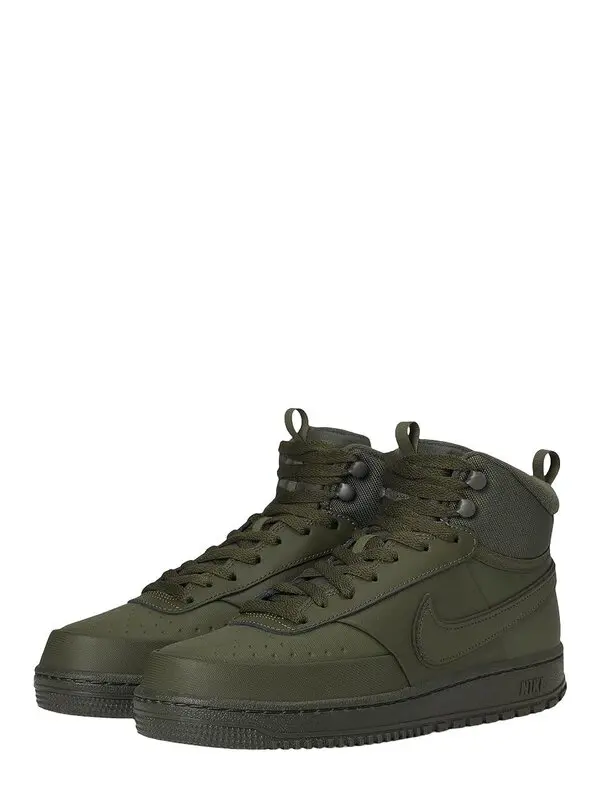 Nike Court Vision Mid High Top Sneakers - Olive