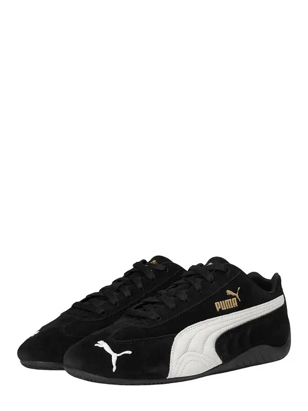 PUMA Speedcat Suede Athletic Shoes - Black
