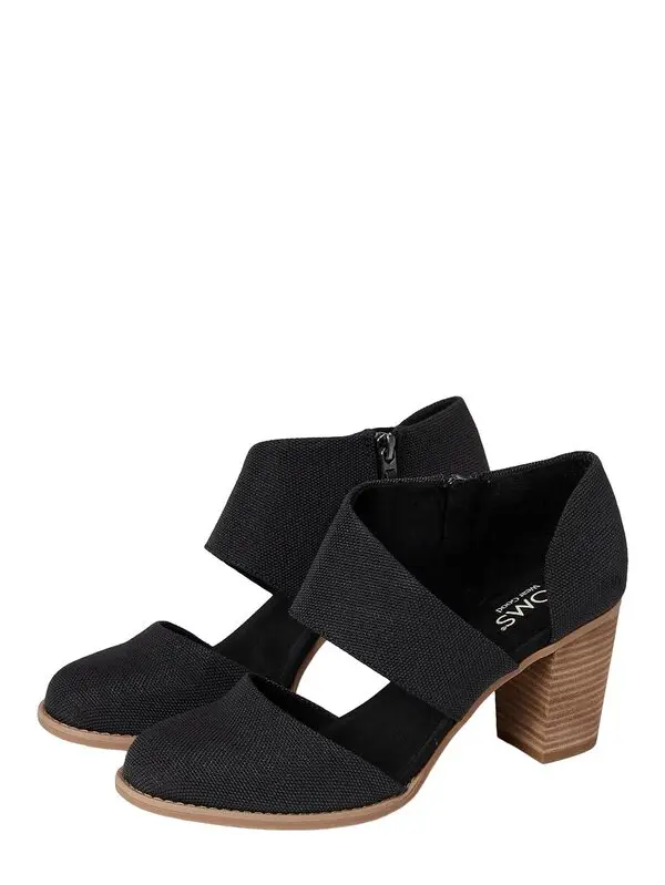 Toms Milan Block Heel Sandal - Black
