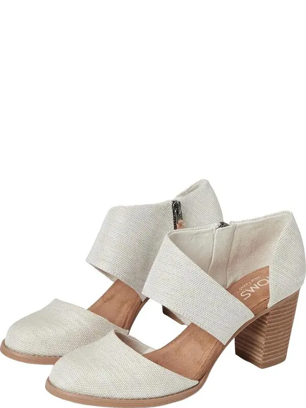 Toms Milan Block Heel Sandal - Gray