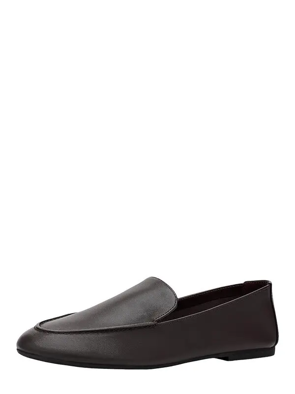 Madewell The Dolli Glove Loafer In Leather - Brown