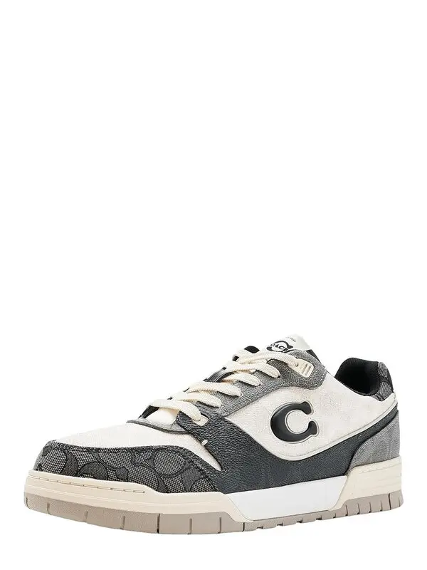 COACH Soho Sneaker In Mixed Signature - Black