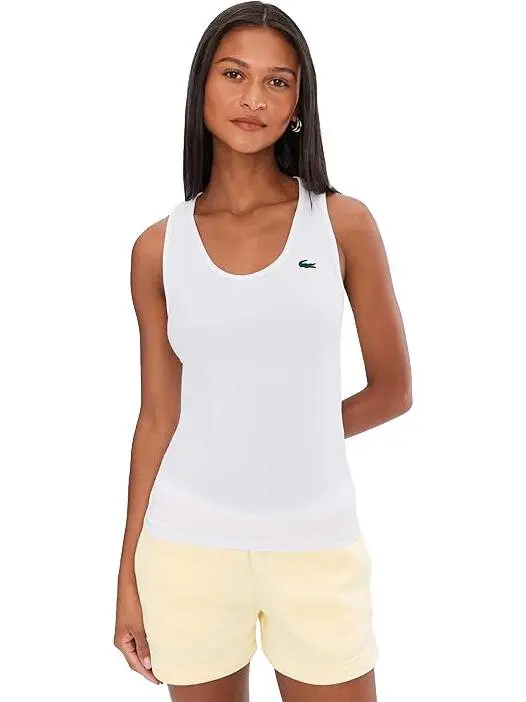 Lacoste Slim Fit Tank Top - White