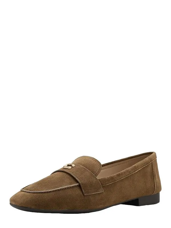 COACH Sculpted C Leather Loafers - White
