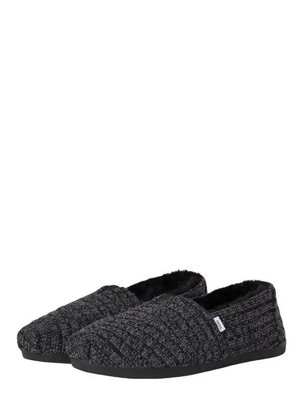 Toms Alpargata Classic Woven Slip-on Espadrilles - Black