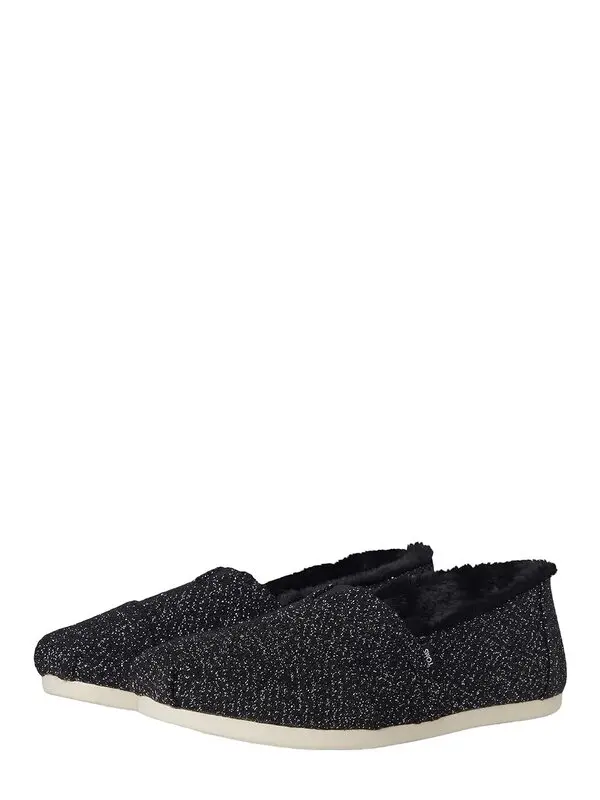 Toms Alpargata Classic Woven Slip-on Shoes - Black