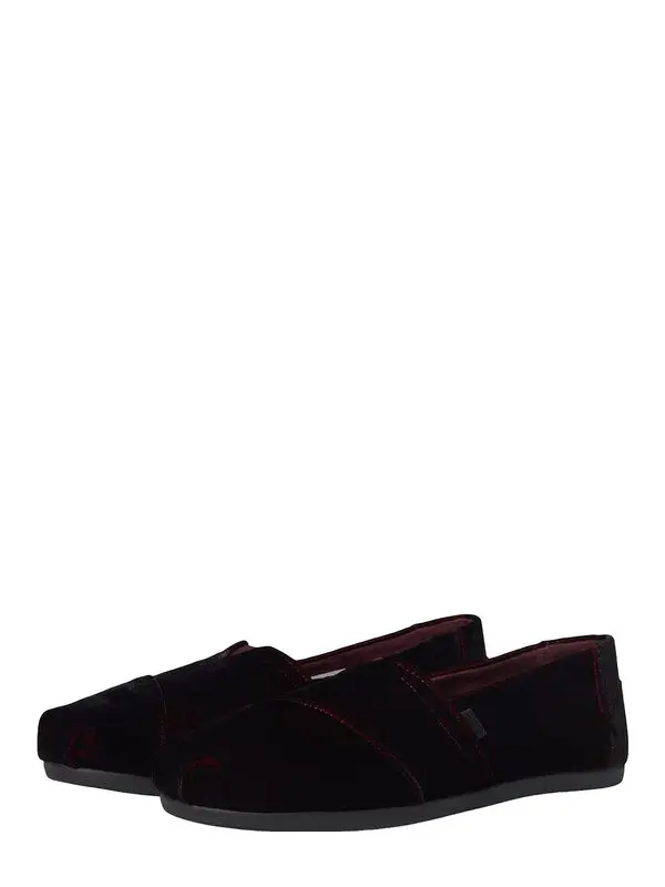 Toms Alpargata Classic Woven Slip-on Espadrilles - Burgundy