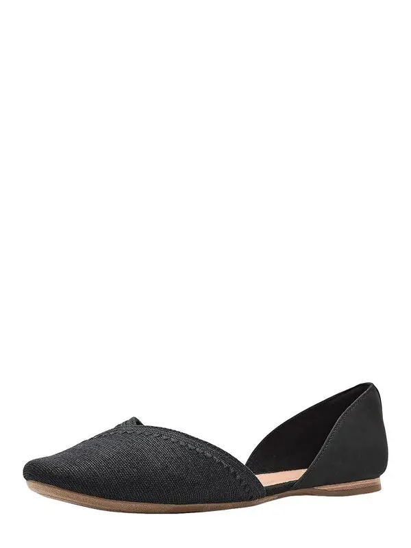 Toms Gemma D'orsay Flats - Black