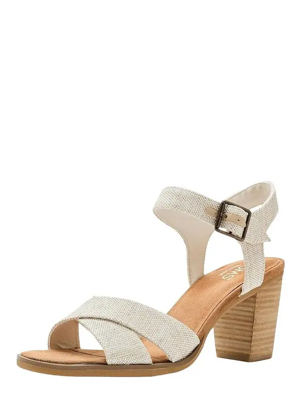 Toms Majorca Ankle Strap Dress Sandals - Gray