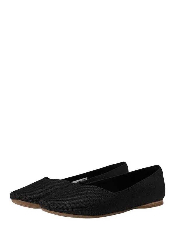 Toms Gemma Flat Shoes - Black