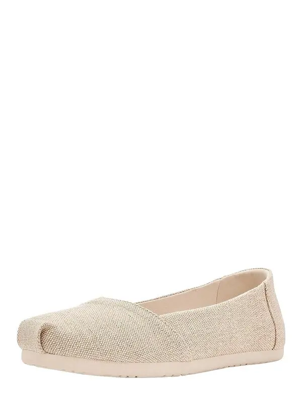 Toms Alpargata Ballet Flat Shoes - Gold