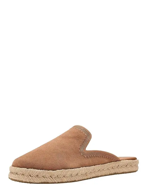Toms Santiago Mule Flat Espadrille - Brown
